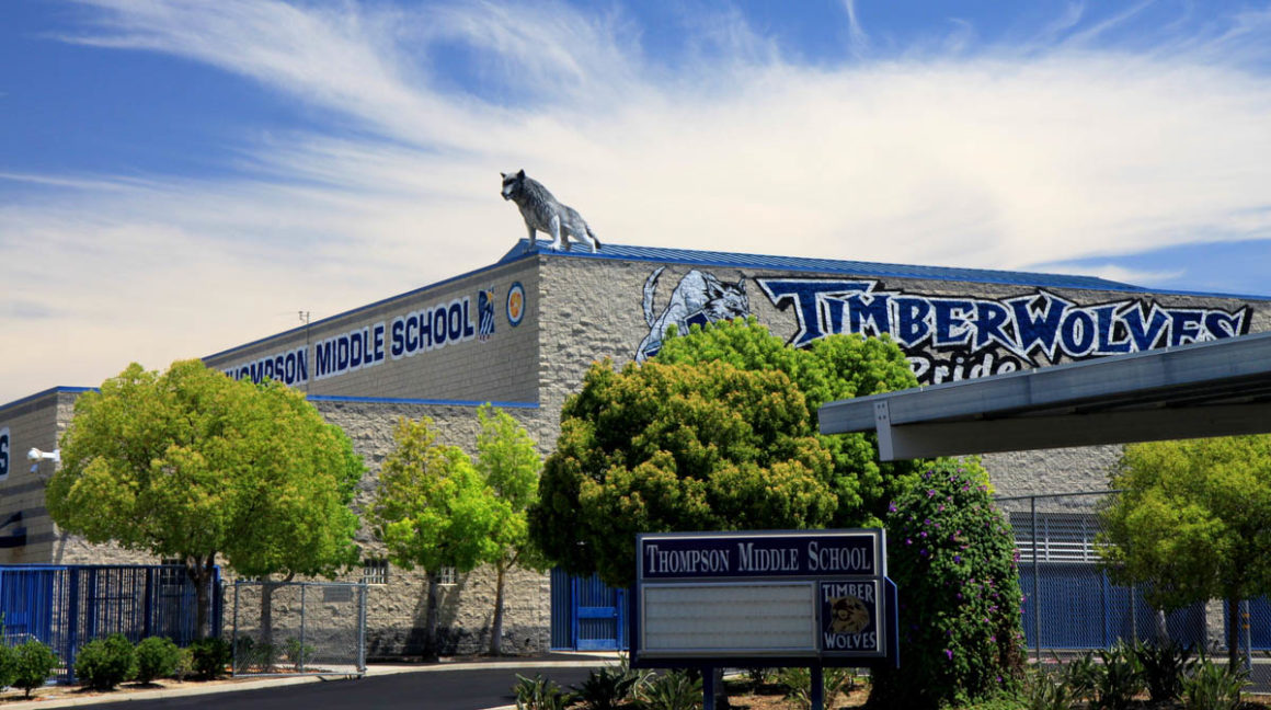 A Proud Timberwolf Stands Atop of Thompson Middle School | KNA ...